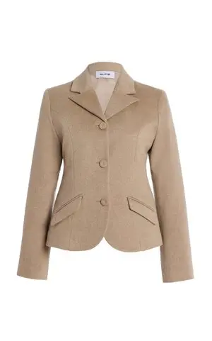 ALFIE Alma Wool-cashmere Jacket - Neutral