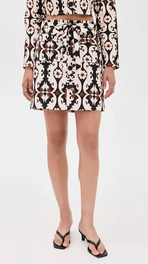 THE LULO PROJECT Mini Skirt With Decorative Buttons