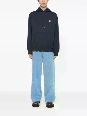 Maison Kitsuné Embroidered-logo Patch Hoodie