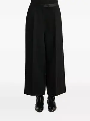 Khaite Wide-leg Cropped Trousers