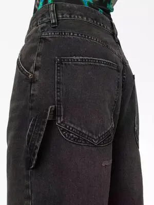 DARKPARK Wide-leg Carpenter Jeans - Black