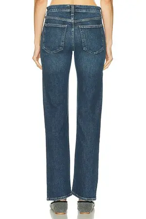 AGOLDE Low Rise Slim Jeans In Medium Wash - Slick