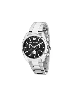 Karl Lagerfeld Ikonik Karl-motif 38mm Watch - Black