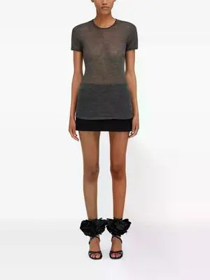 FERRAGAMO Flap-pocket Mini Skirt - Black