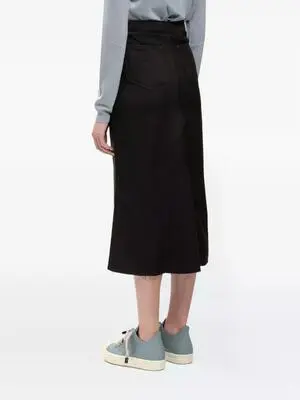 Rick Owens Godet Wool Skirt