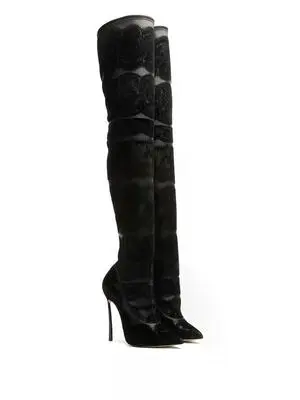Casadei 120mm Lingerie Over-the-knee Boots