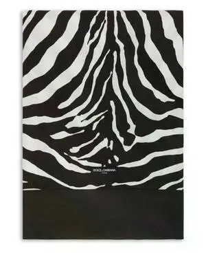 Dolce & Gabbana Zebra-print Linen Tablecloth