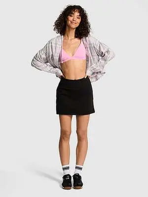 Pink Mid Rise Shorts For Women