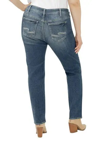 SILVER JEANS CO. Elyse Straight Leg Jeans