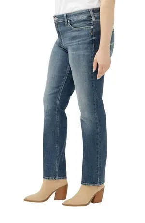 SILVER JEANS CO. Elyse Straight Leg Jeans