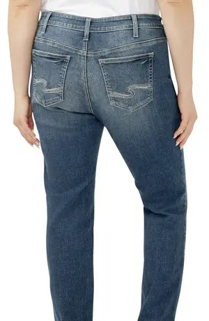 SILVER JEANS CO. Elyse Straight Leg Jeans