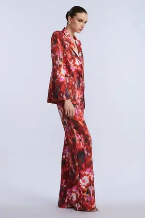 Bcbgmaxazria Washed Floral Twill Pant