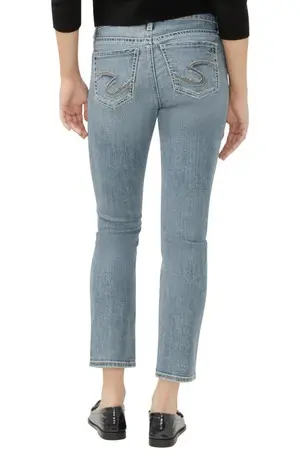 SILVER JEANS CO. Elyse Slim Straight Leg Jeans