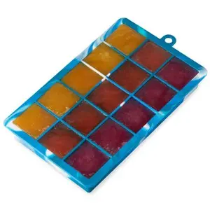 HOST 1.25" Ice Cube Tray With Lid - Blue Marble