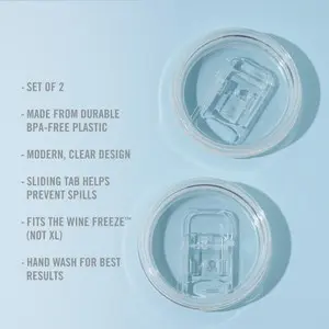 HOST Wine Freeze Lids Set Of 2