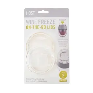 HOST Wine Freeze Lids Set Of 2