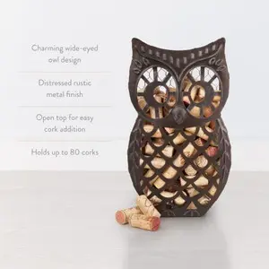 TWINE Wise Owl Cork Holder