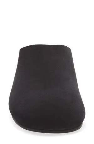 THE ROW Hudson Leather Mules - Black Blk