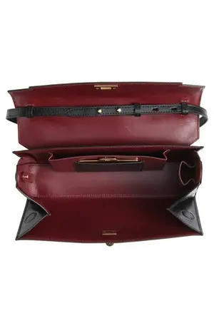 ANYA HINDMARCH Mortimer Leather Clutch - Black