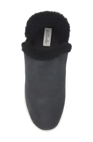 Olukai Kamau Waterproof Genuine Shearling Sneakers - Lava Rock/lava Rock