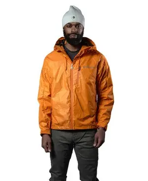 WOODPECKER Wind Rain Shell Jacket - Orange Diamond