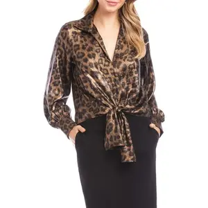 Karen Kane Spread Collar Blouses