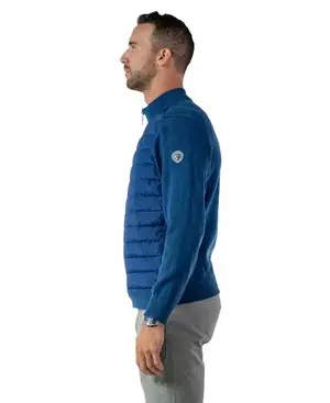 WOODPECKER Hybrid Knit Jacket - Cobalt