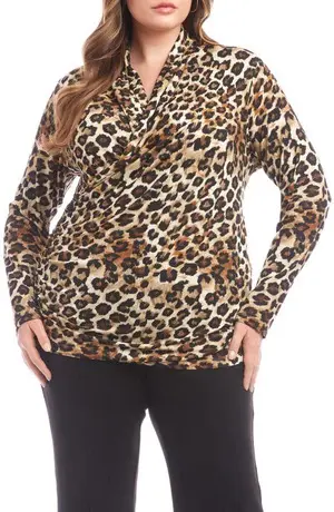 Karen Kane Shirred Jersey Top