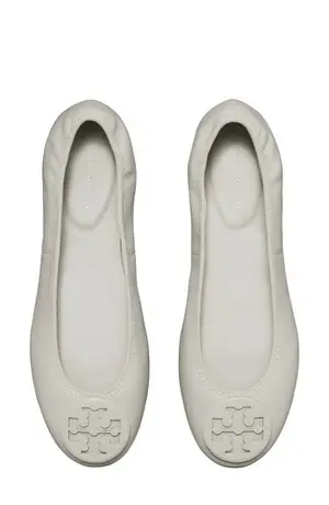 Tory Burch Reva Travel Ballet Flat - Ash Cloud
