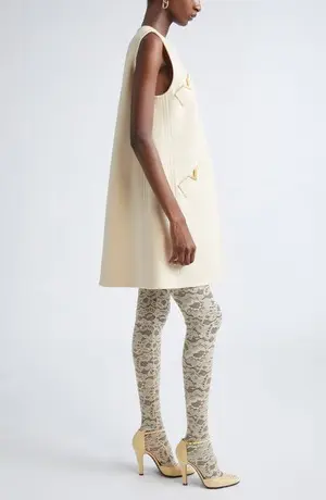Valentino Garavani V-detail Wool And Cashmere Longline Vest - Nude