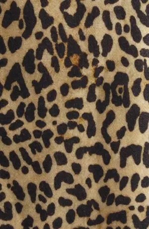 Valentino Garavani Leopard Print Wool Coat - Beige Multi