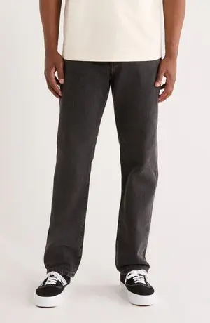PACSUN Grant Straight Leg Jeans - Black