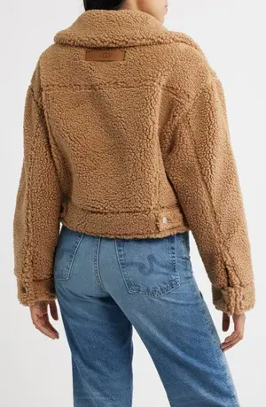 UGG Faux Shearling Trucker Jacket - Chestnut