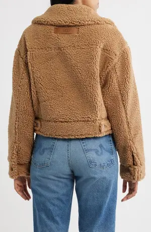 UGG Faux Shearling Trucker Jacket - Chestnut