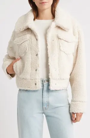UGG Faux Shearling Trucker Jacket - Natural Ii