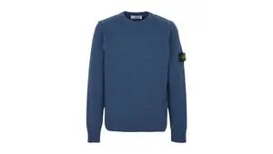 Stone Island Logo Sweater - Blue