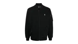 Polo Ralph Lauren Long Sleeve Double Knit Tech Full Zip Bomber Jacket