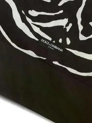 Dolce & Gabbana Zebra-print Linen Tablecloth