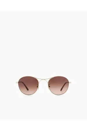 Giorgio Armani Square Sunglasses - Gold