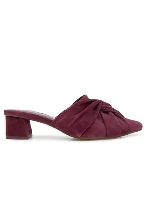 Splendid Lanis Suede Mule - Denim