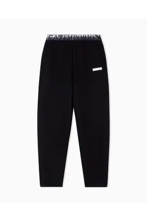 EA7 Natural Ventus7 Technical Fabric Trousers - Black