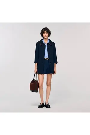 Sandro Boxy Coats For Women