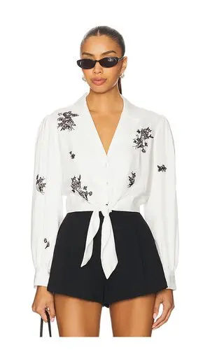 Cinq A Sept Tie Detailed Blouses