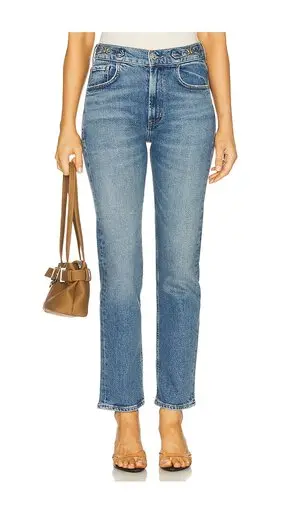 Fishtail Hem Jeans