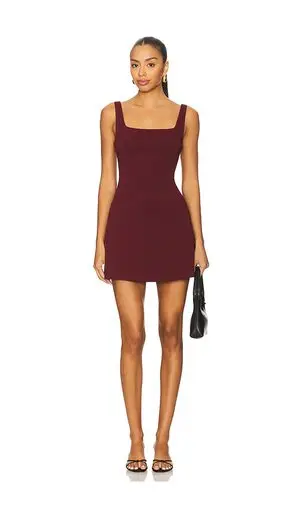SNDYS. Olive Mini Dress - Cabernet