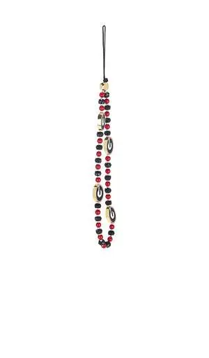 Baublebar University Of Georgia Beaded Phone Charm In Black,red - Multi