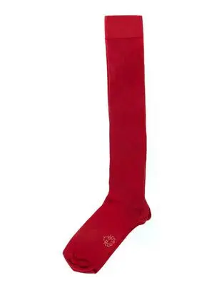 ALTO MILANO Knee-high Socks - Red