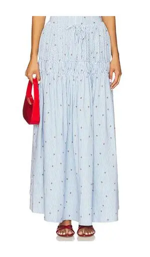 WeWoreWhat Tiered Midi Skirt