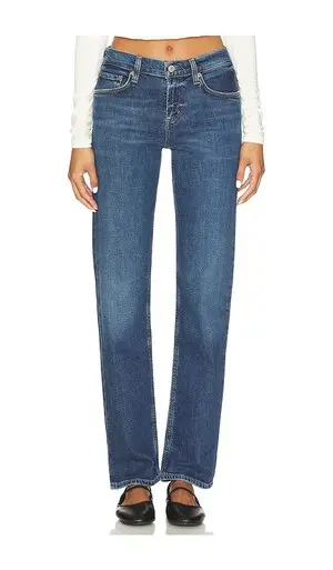 AGOLDE Low Rise Slim Jeans - Denim-medium