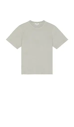 AGOLDE Asha Mock Neck Tee In . Also - Grey